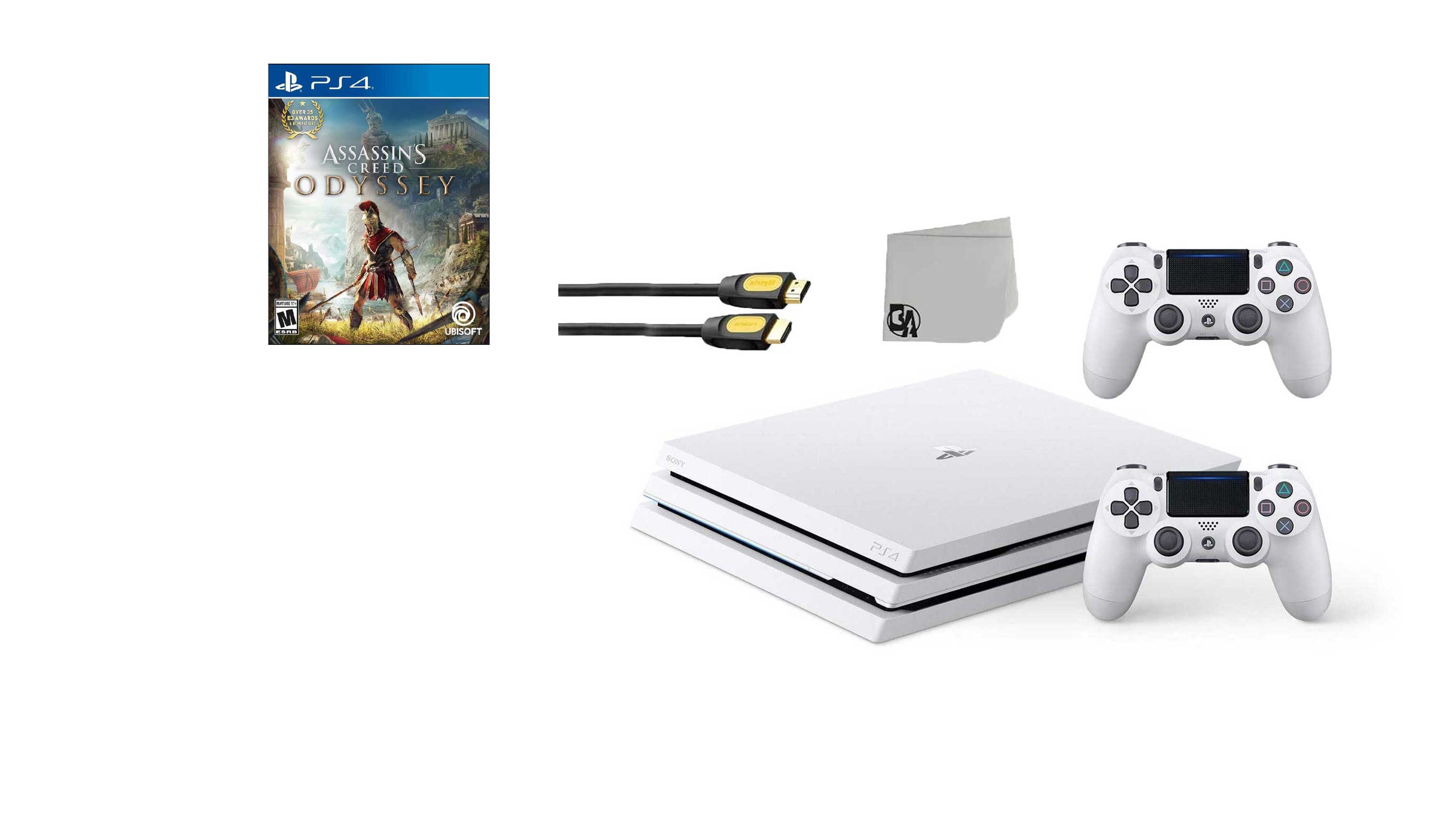 Pre-Owned Sony PlayStation 4 Pro Glacier 1TB Gaming Consol White 2 ...