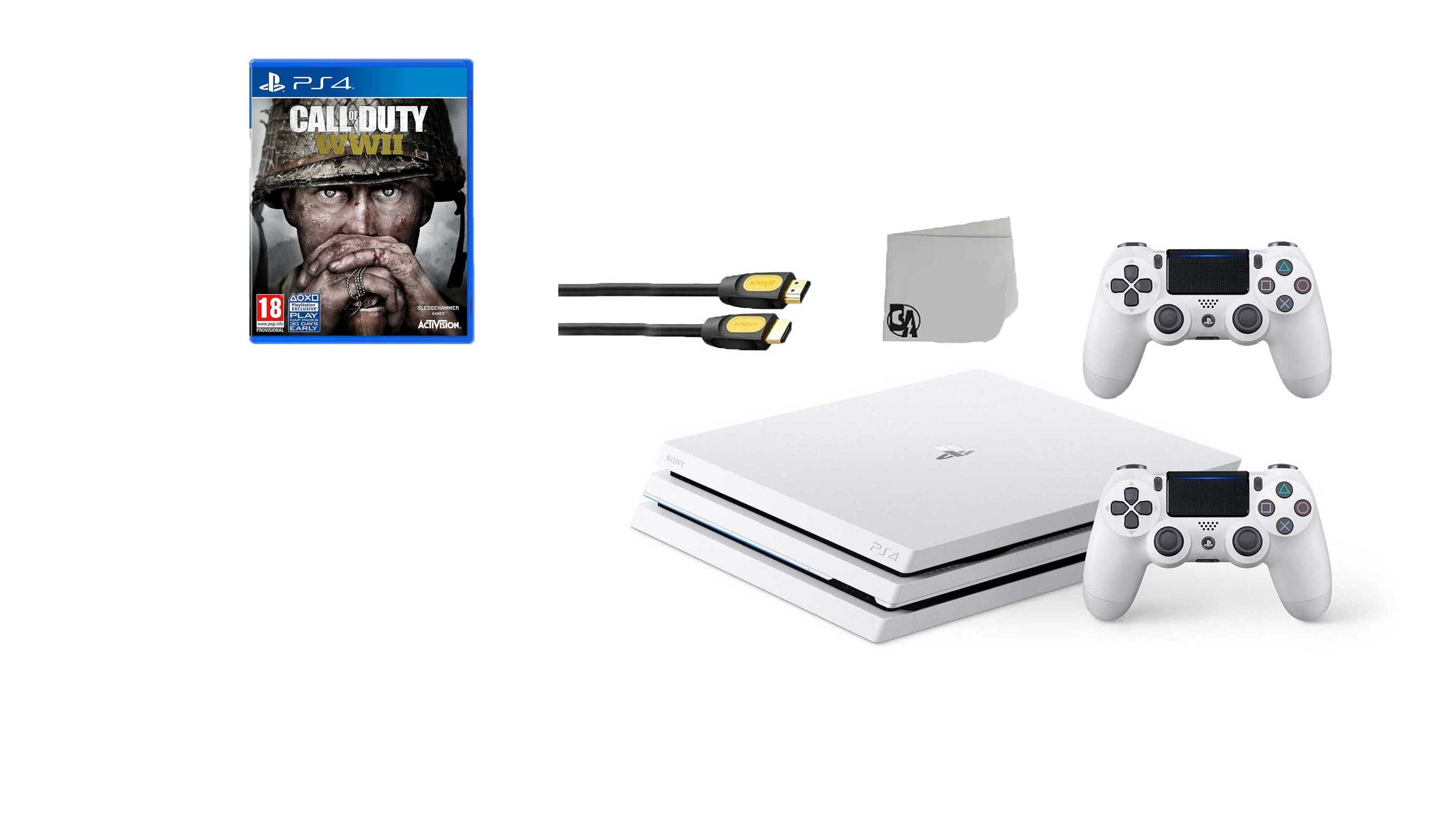 Pre-Owned Sony PlayStation 4 Pro Glacier 1TB Gaming Consol White 2 ...