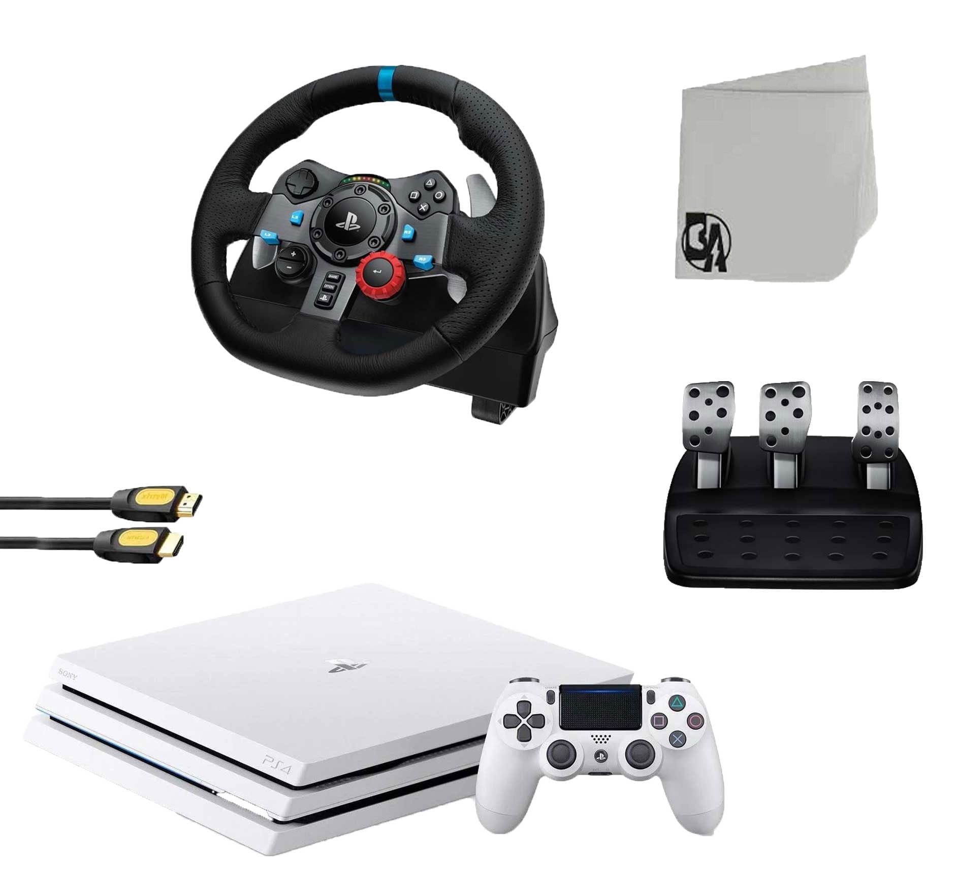 Pre-Owned Sony PlayStation 4 Pro Glacier 1TB Gaming Consol White with ...