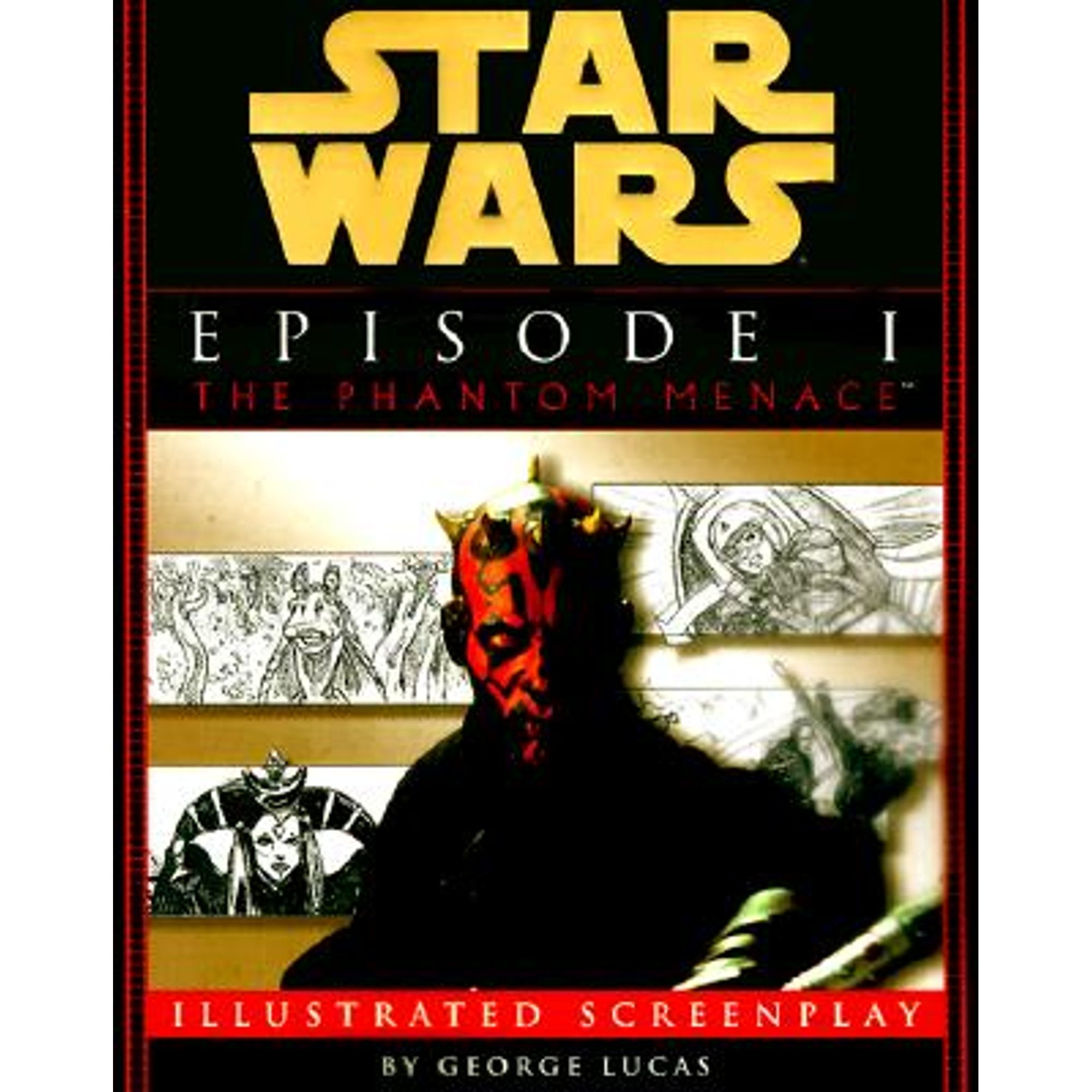 Pre-Owned Star Wars Episode I the Phantom Menace Illustrated Screenplay ...