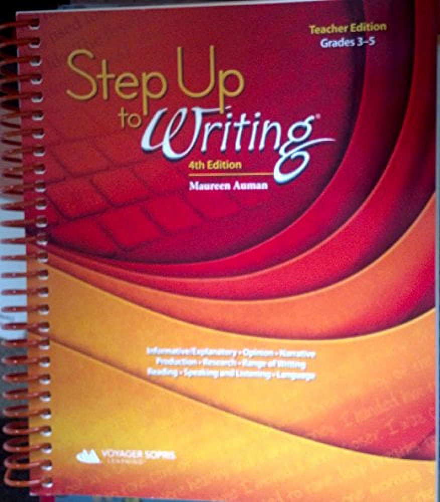 Pre Owned Step Up To Writing 4th Teachers Edition Grades 3 5 Other Pre Owned Step Up To Writing 4th Teachers Edition Grades 3 5 Other