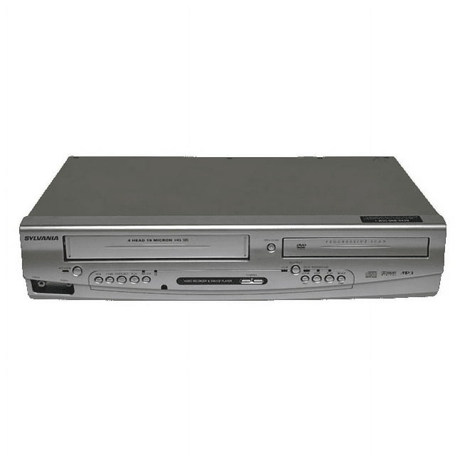 Pre-Owned Sylvania DVC840 4 Head DVD VCR VHS Combo Player - w/ Original Remote, Manual, A/V ...