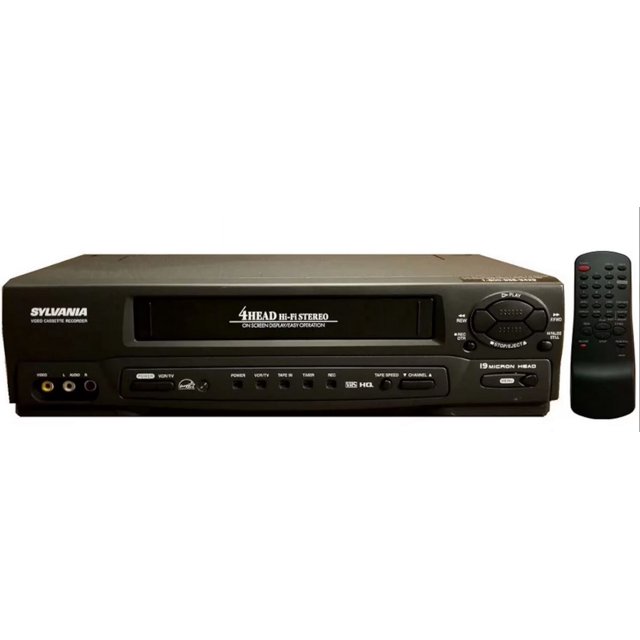 Pre-Owned Sylvania Kvs600 4 Head Hi Fi Stereo VHS VCR VHS Player with ...