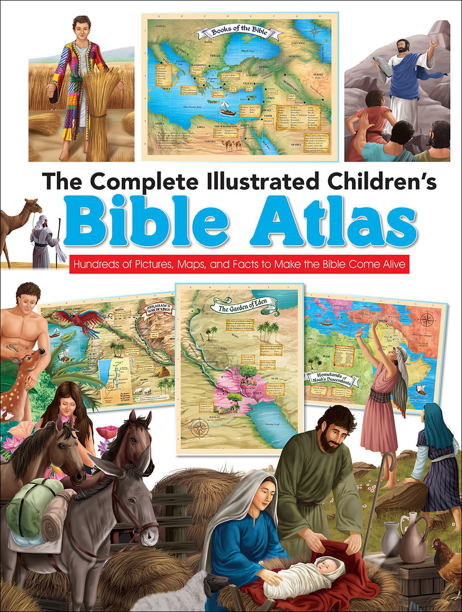 Pre-Owned The Complete Illustrated Children's Bible Atlas: Hundreds of ...