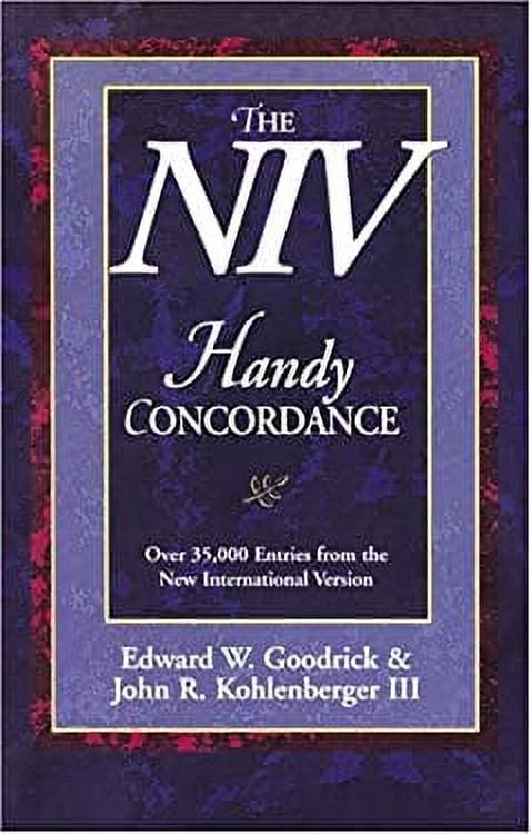 Pre-Owned The NIV Handy Concordance : The Complete English Concordance ... Pre-Owned The NIV Handy Concordance : The Complete English Concordance ...