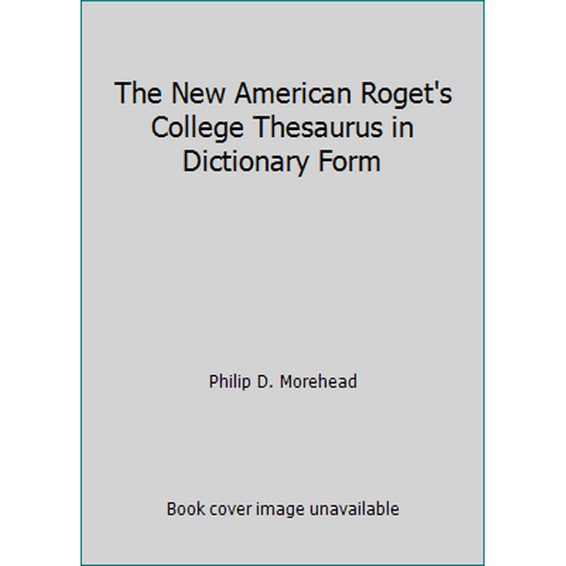 Pre-Owned The New American Roget's College Thesaurus in Dictionary Form ...