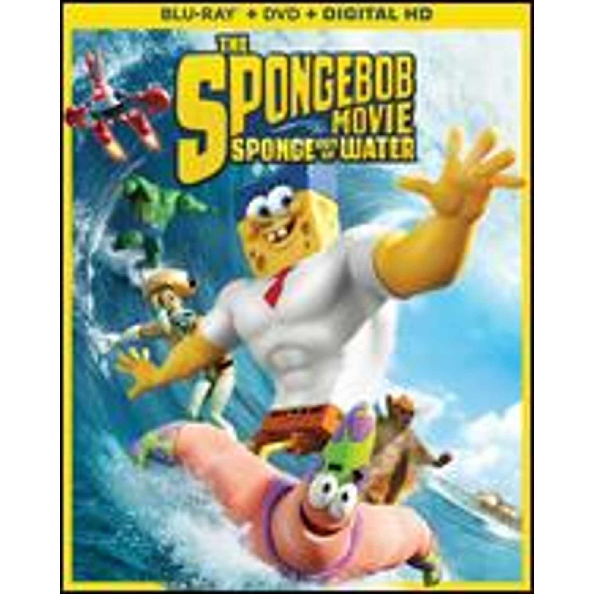 Pre-Owned The SpongeBob Movie: Sponge out of Water [2 Discs] [Blu-ray ...