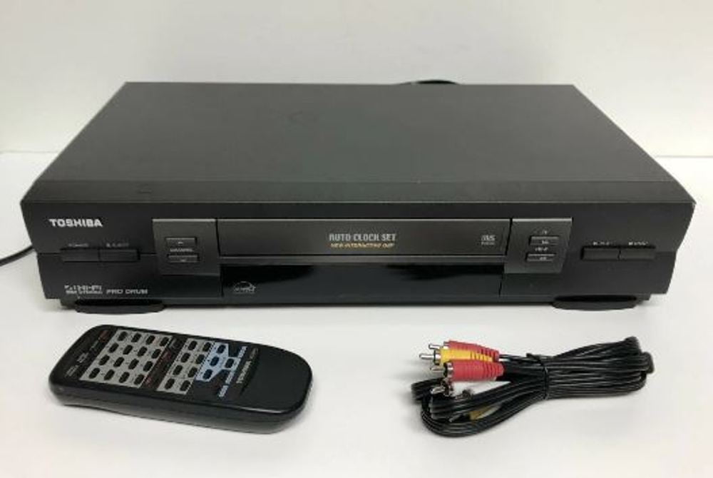 Pre-Owned Toshiba w-603 Stereo Pro Drum VHS VCR VHS Player with Remote ...