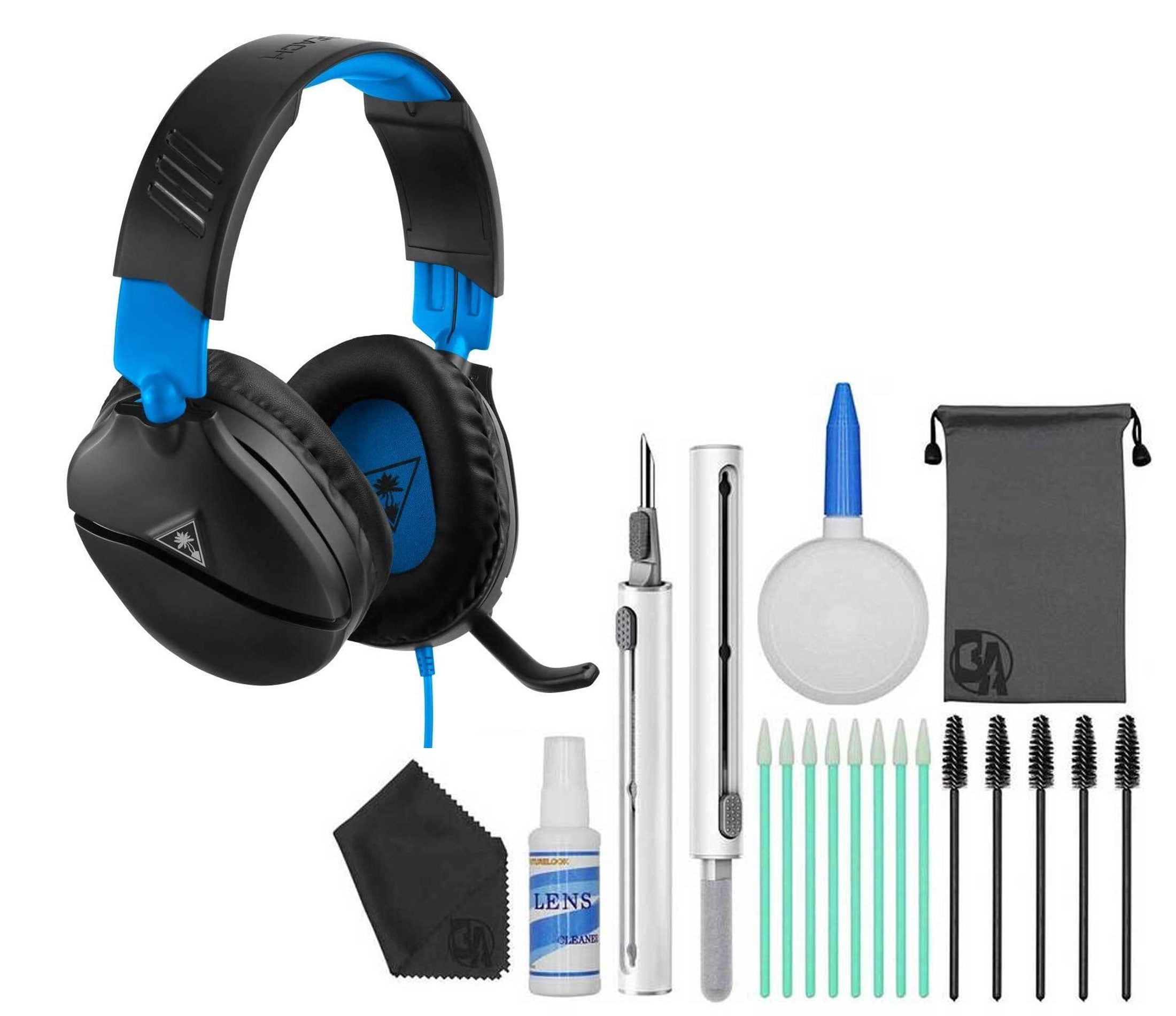 Restored Turtle Beach Recon 70 Gaming Headset Black/Blue With Cleaning ...