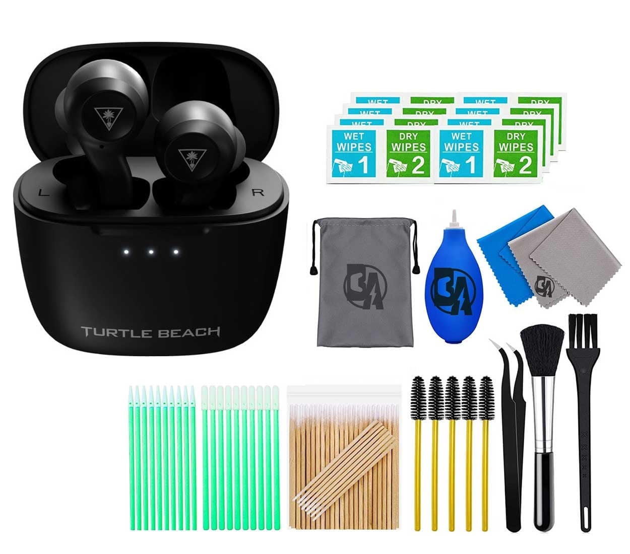 Pre-Owned Turtle Beach Scout Air True Wireless Earbuds Black With ...