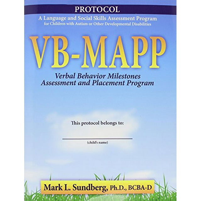 Pre-Owned VB-MAPP Verbal Behavior Milestones Assessment and Placement Program : A Language ...