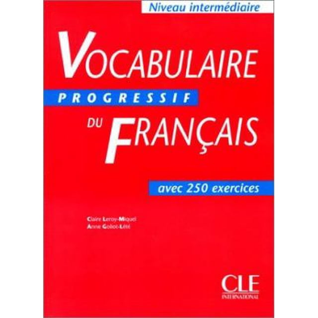 Pre-Owned Vocabulaire Progressif Du Francais Textbook (Intermediate ...