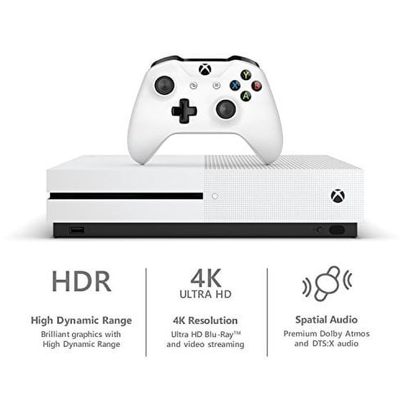 Pre-Owned Walmart Premium Microsoft Xbox One S 1Tb Console - White ...