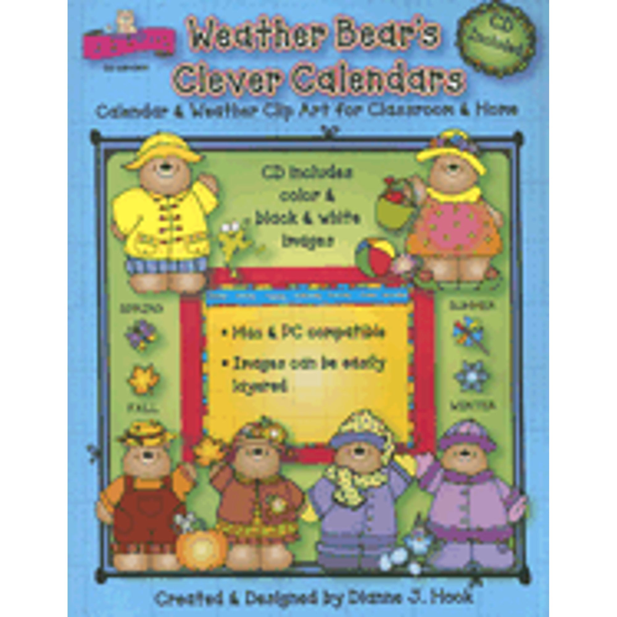 Pre-Owned Weather Bear's Clever Calendars: Calendar & Weather Clip Art ...