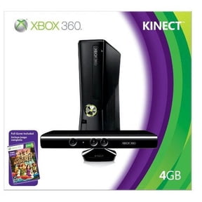Restored MICROSOFT XBOX 360 SLIM 250GB WIFI GAME CONSOLE BUNDLE BLACK ...
