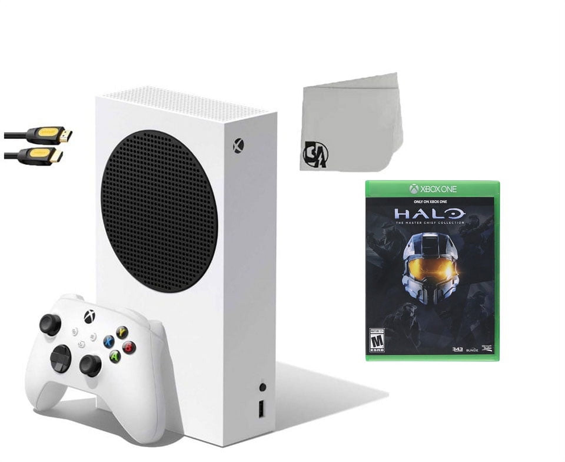 Restored Xbox Series S Video Game Console White with Halo The Master ...