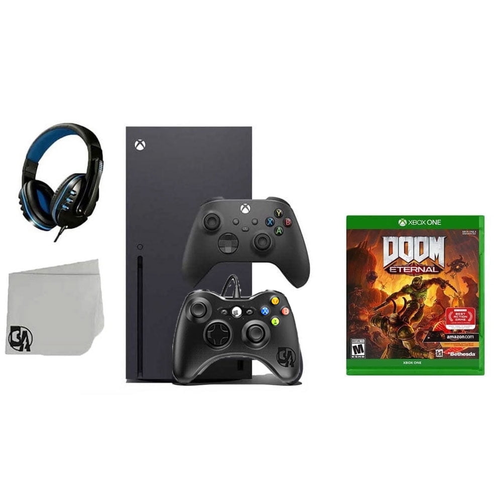 Restored Xbox Series X Video Game Console Black with Doom Eternal BOLT ...