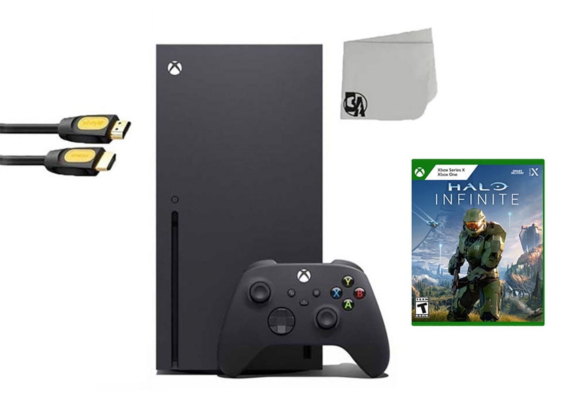 Pre-Owned Xbox Series X Video Game Console Black with Halo Infinite BOLT AXTION Bundle - Walmart.com