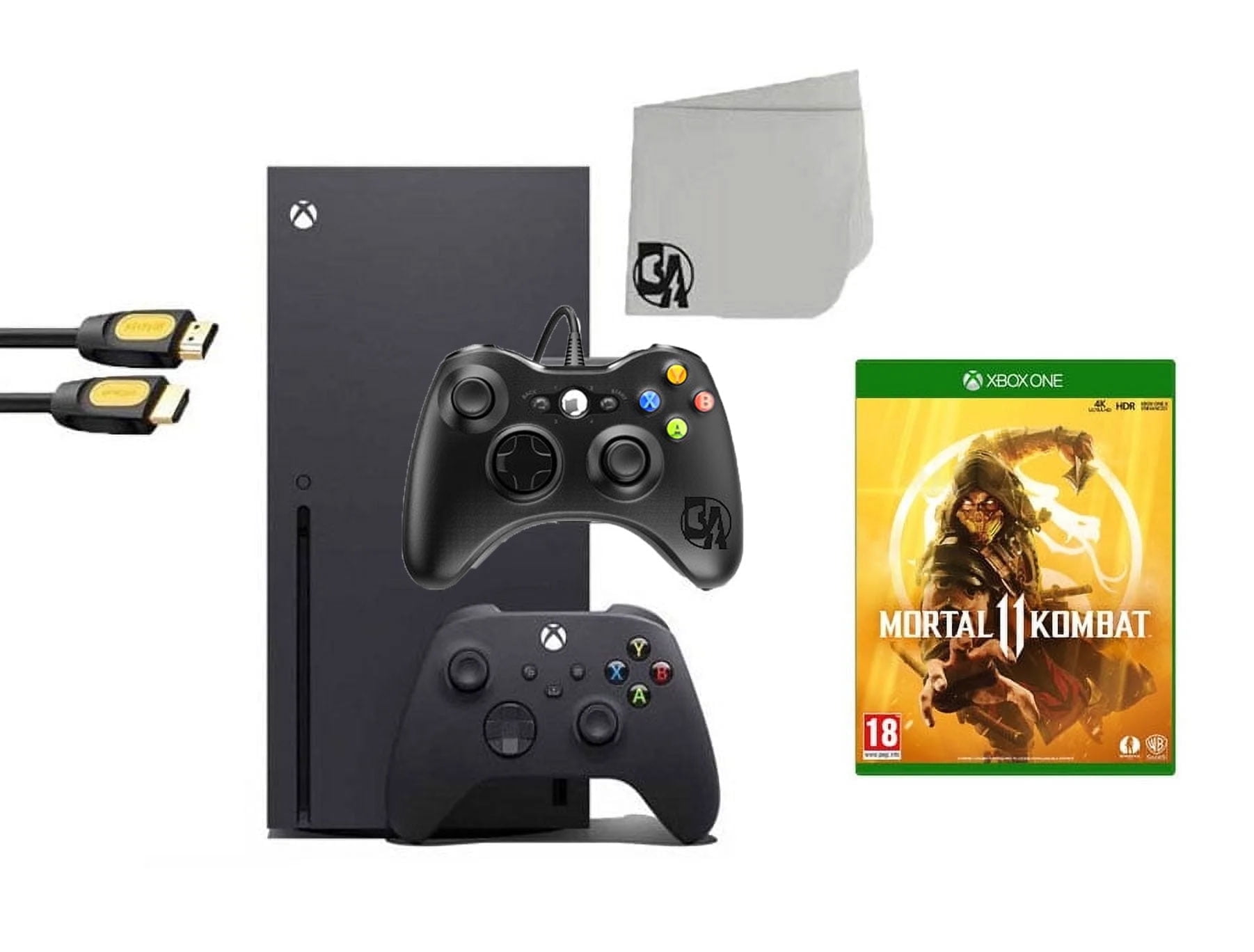 Restored Xbox Series X Video Game Console Black with Mortal Kombat 11 ...