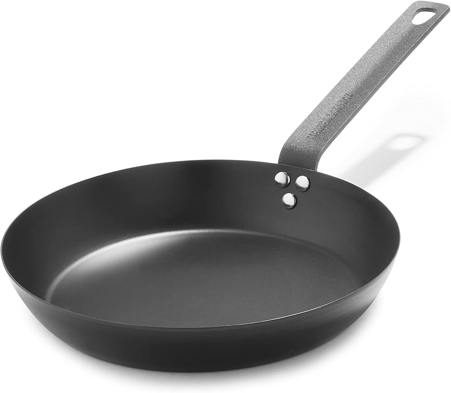 Pre-Seasoned Carbon Steel 10" Frying Pan Skillet, Fast Heating ...