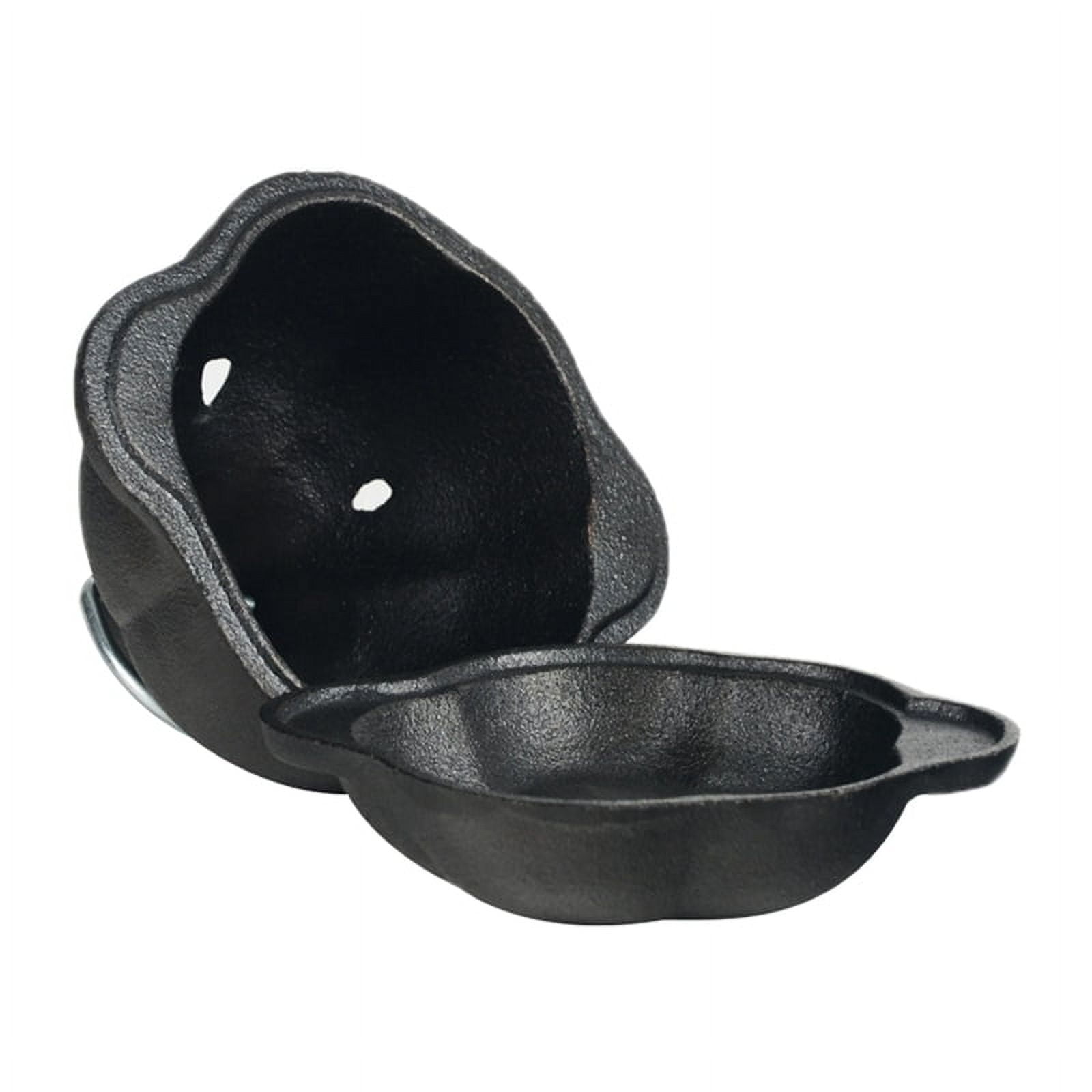 Pre-Seasoned Cast Iron Dutch Oven Pot,Garlic Roaster Potato Breader for ...