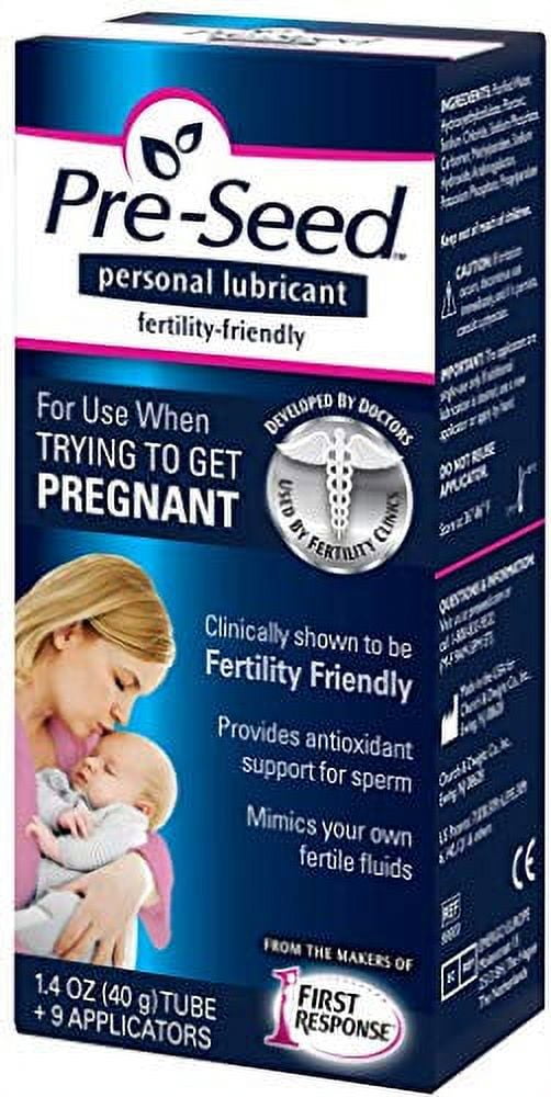 Pre-Seed Vaginal Personal Lubricant, 40 Gram Tube with 9 Applicators ...