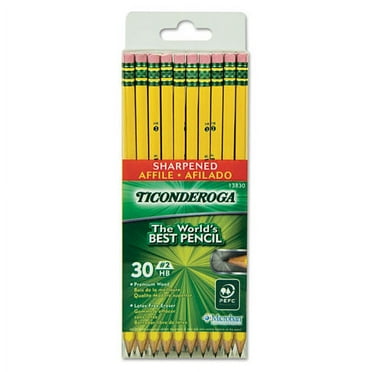 Ticonderoga Bright Neon No. 2 Pencils - #2 Lead - Black Lead - Neon ...