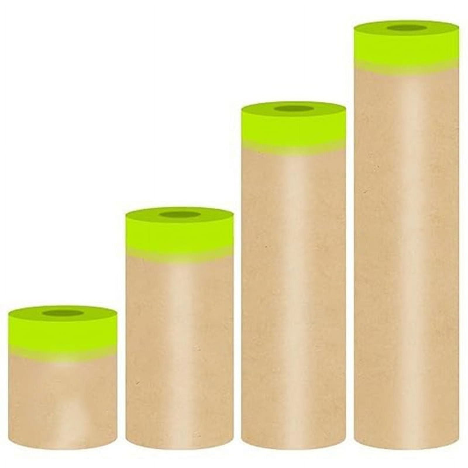 Pre Taped Masking Paper for PaintingAdhesive Tape & Drape Painters ...