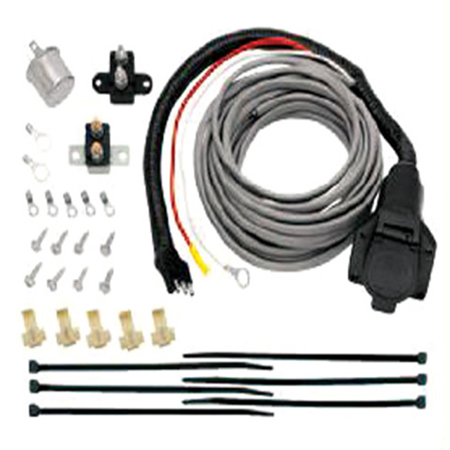 Pre-Wired Brake Mate Kit Adapter, 7-Way Flat Pin Connector with Brake ...