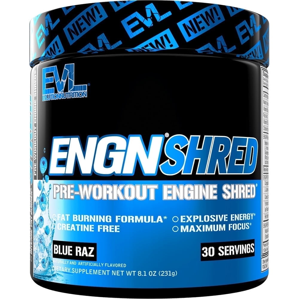 ENGN Shred Pre Workout Powder - Maximum Energy & Focus, Fat Burning ...