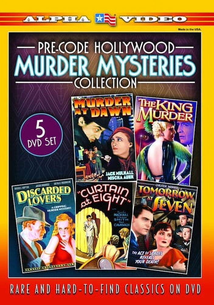 Pre-code Hollywood Murder Mysteries Collection (DVD), Alpha Video ...