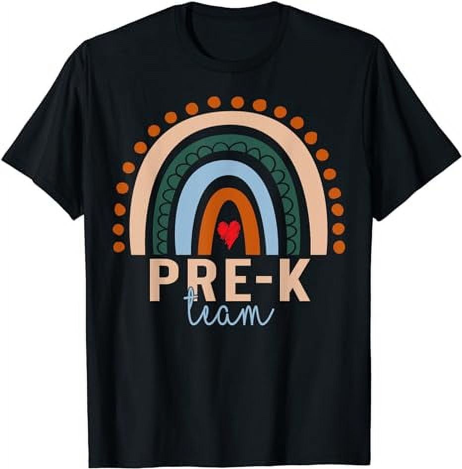 Pre-k Team Rainbow student Teacher Back To School T-Shirt - Walmart.com