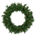 Pre-lit Chatham Pine Artificial Christmas Wreath 24-Inch Multi-Color ...