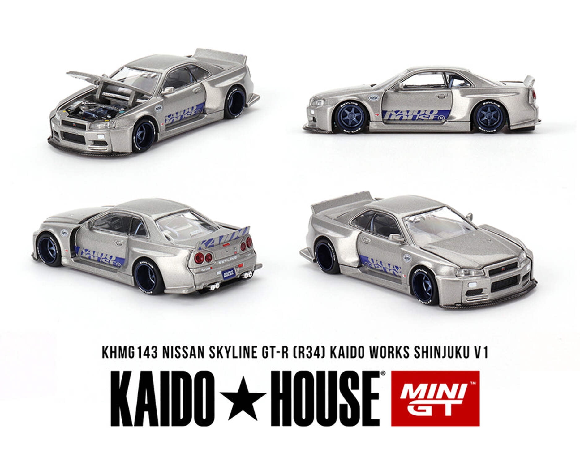 Kaido House x Mini GT Chevrolet Silverado Kaido Vintage Spec V1 - 1:64 ...