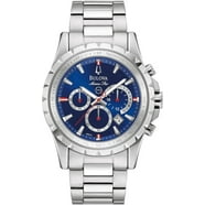Bulova Men's Stainless Steel Chronograph Watch - Walmart.com