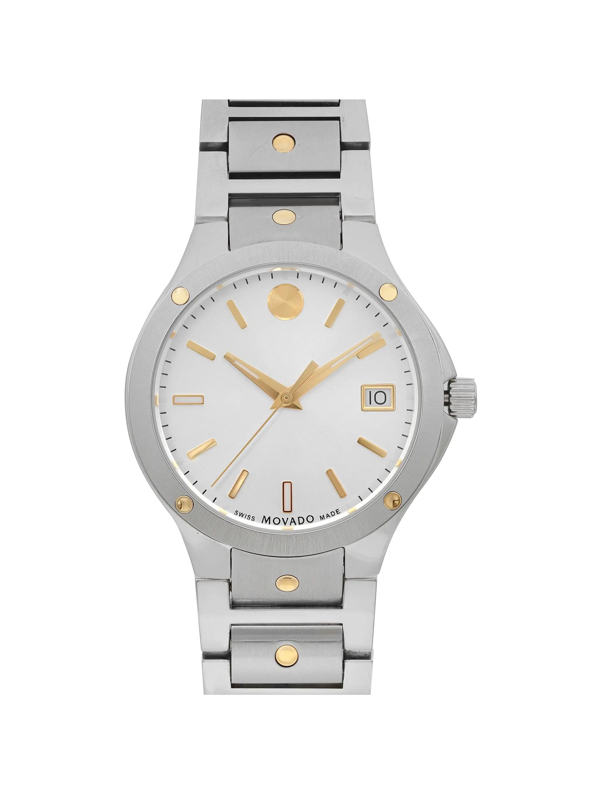 Pre-Owned Movado SE 32mm Steel Quartz Ladies Watch 0607516 (Good ...