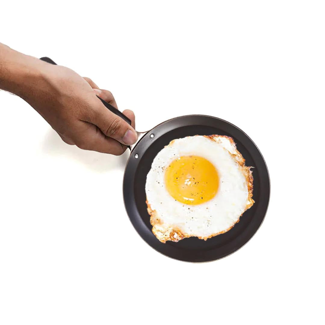 Pre-seasoned Black Iron Omlette Pan With Bakelite Handle | Very Small ...