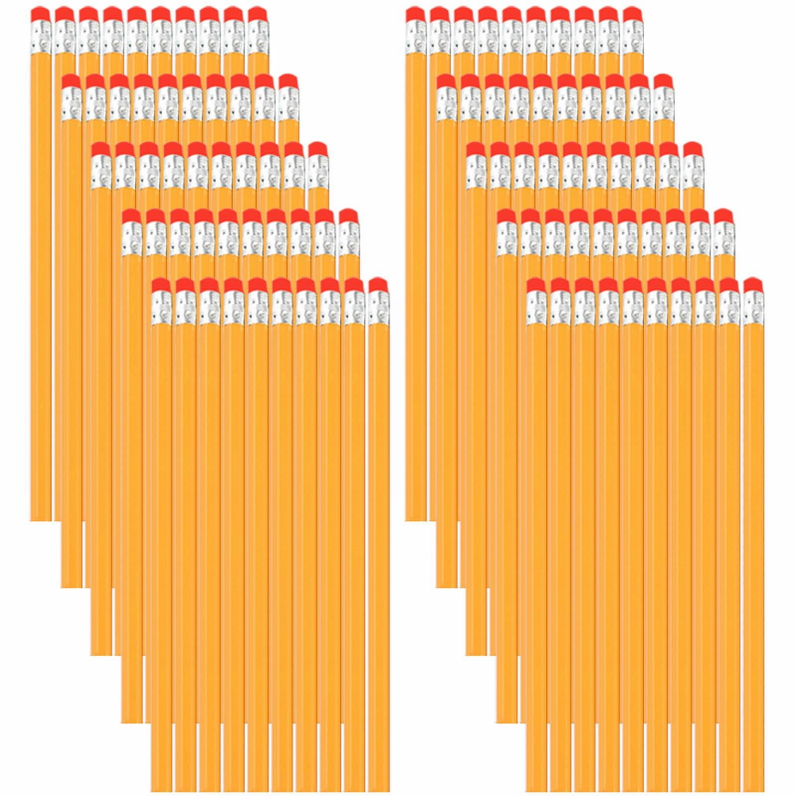 Pre-sharpened Pencils with Eraser Top, No.2 Pencils #2 HB Pencil, 100 ...