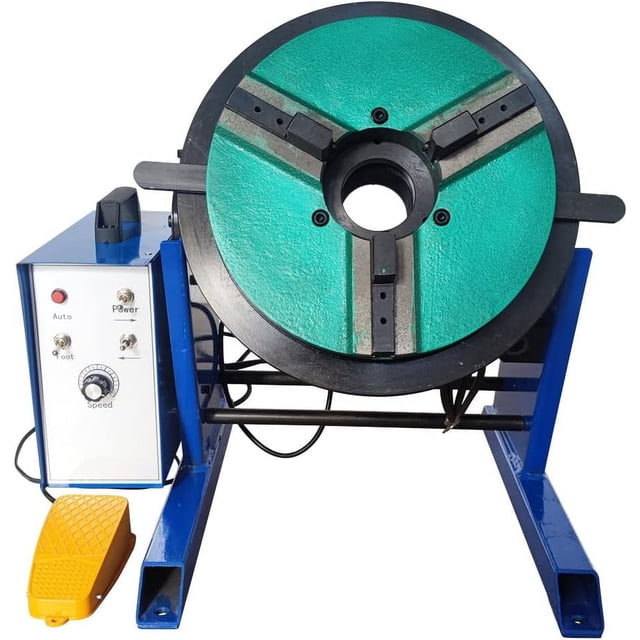 PreAsion 100KG Welding Positioner Turntable with 300mm Chuck Heavy Duty ...