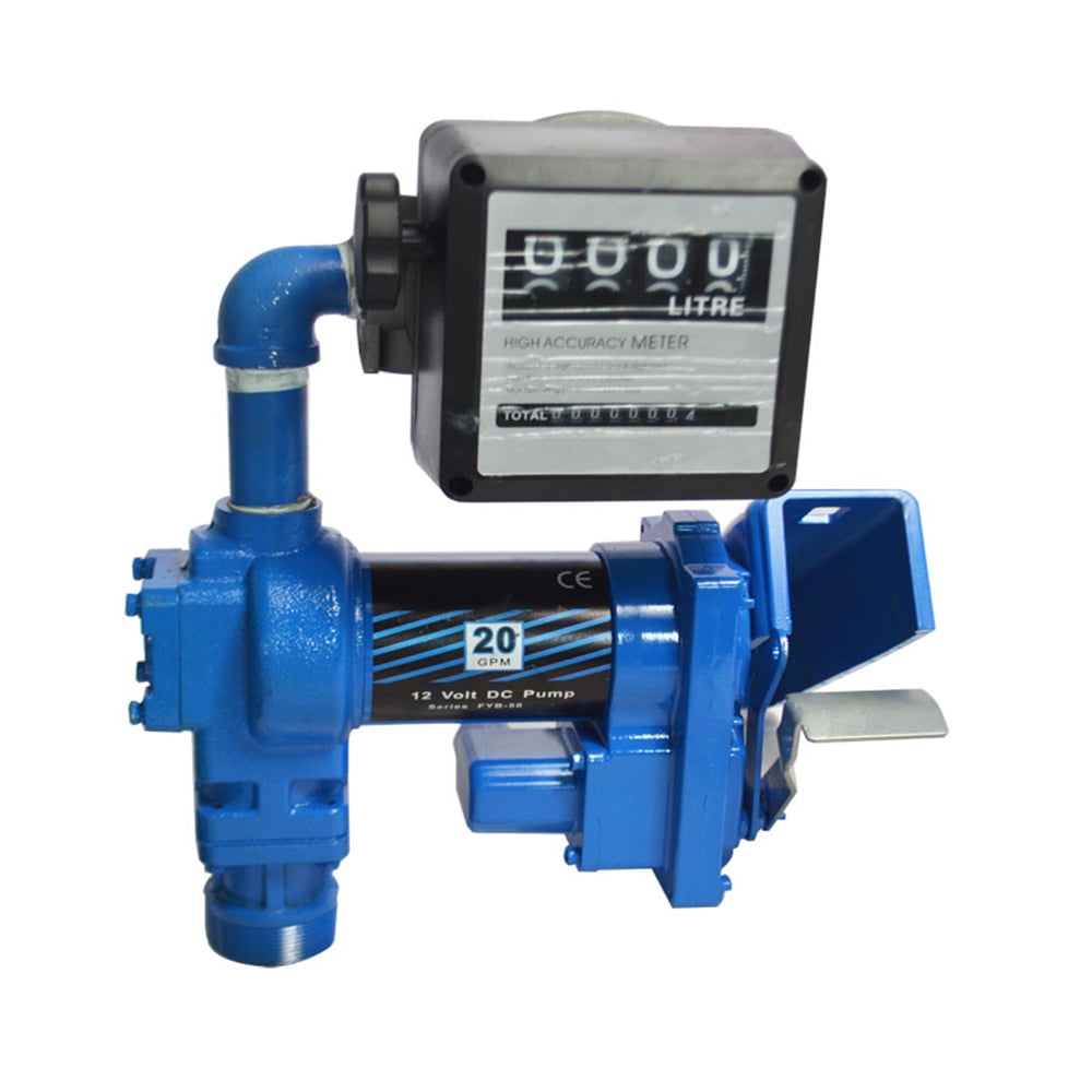 PreAsion 12 Volt Diesel Gasoline Anti-Explosive Fuel Transfer Pump w ...