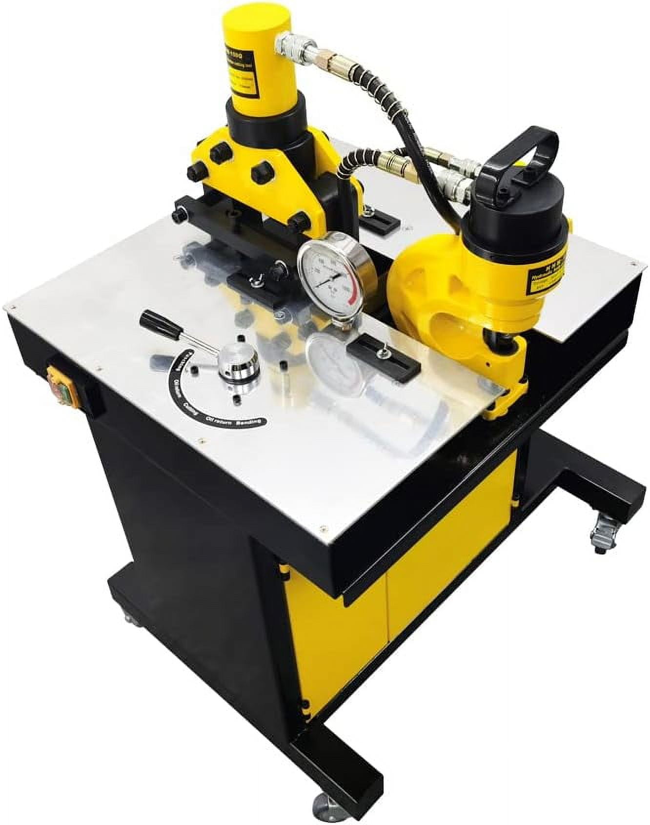 PreAsion 3 in 1 Electric Hydraulic Busbar Processor Cutter Bender Hole ...