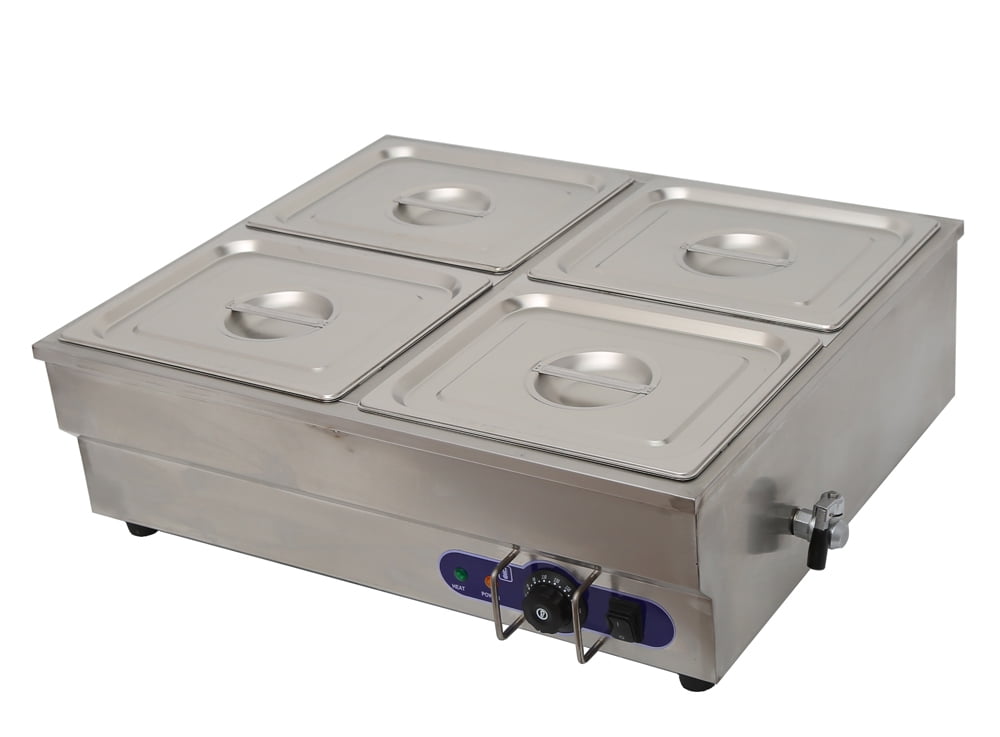 PreAsion 4-Well Buffet Food Warmer Restaurants Hotels Banquet Halls ...