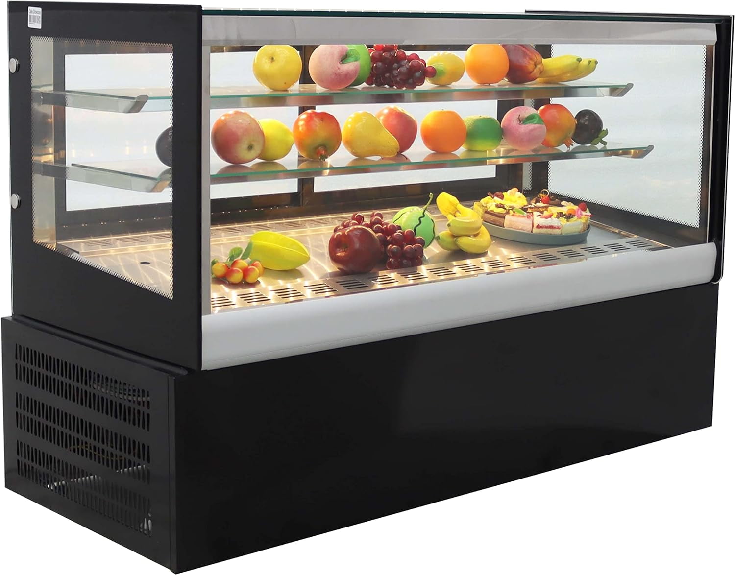 PreAsion 47" Desktop Refrigerated Cake Display Cabinet Cake Showcase ...