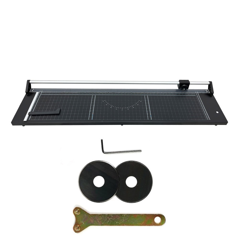 PreAsion 48'' Rotary Paper Trimmer Cutter Roller Type Paper Cutter with ...