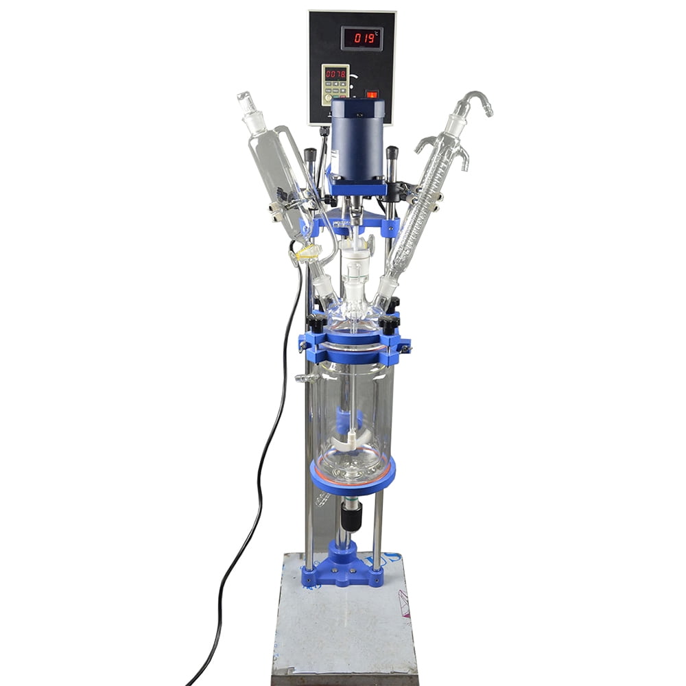 Relea Glass PreAsion 5L Jacketed Reactor Laboratory Glass Reactor ...