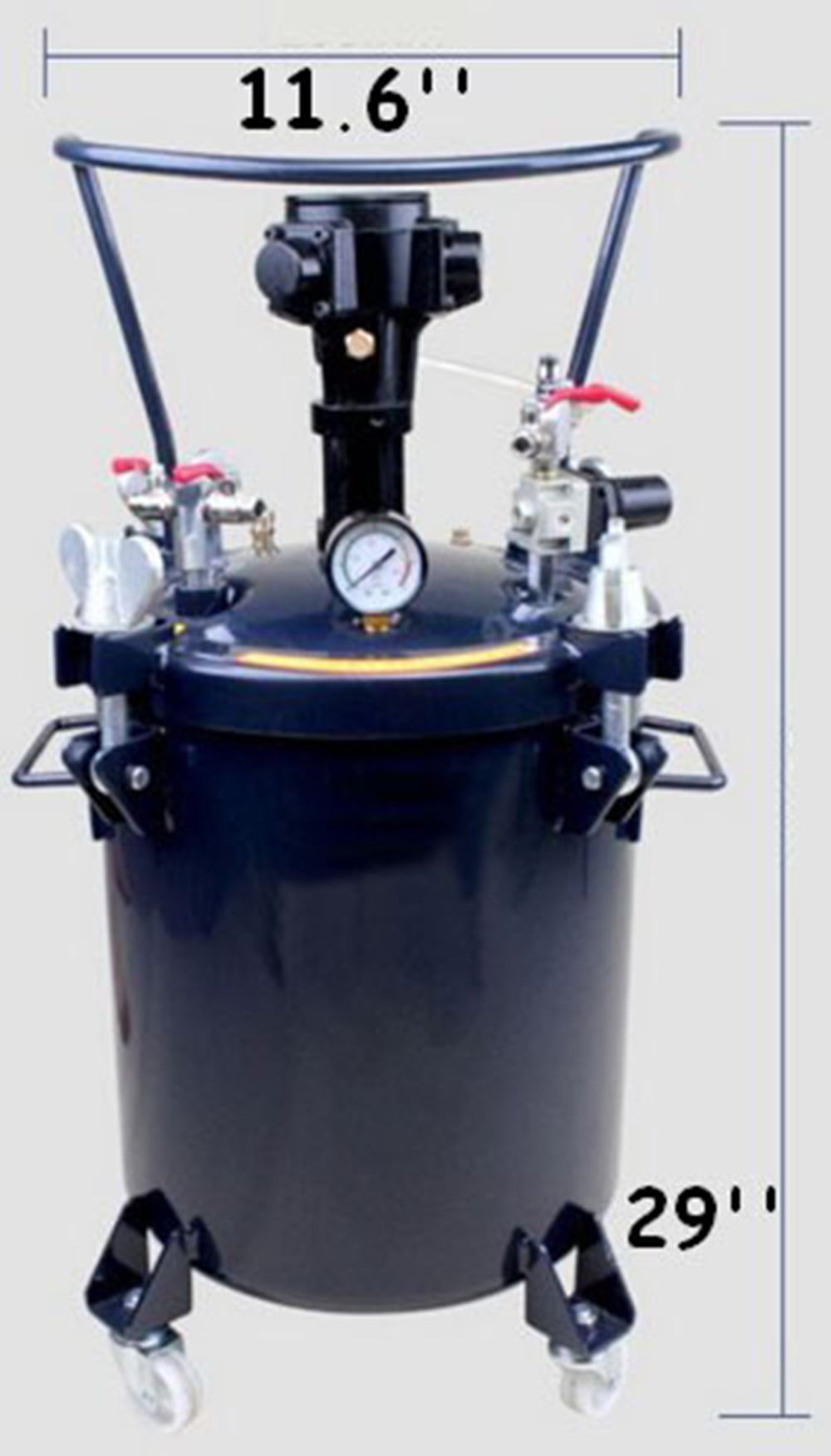 PreAsion 5gal Pressure Mixer Spray Gun Regulator Coatings Paint ...