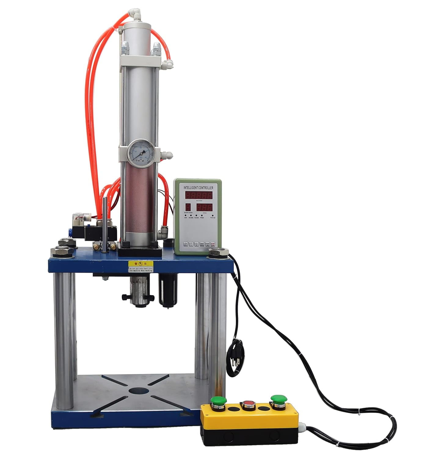 PreAsion 6613Lbs/3000kg Pneumatic Punch Machine with 2 Buttons ...