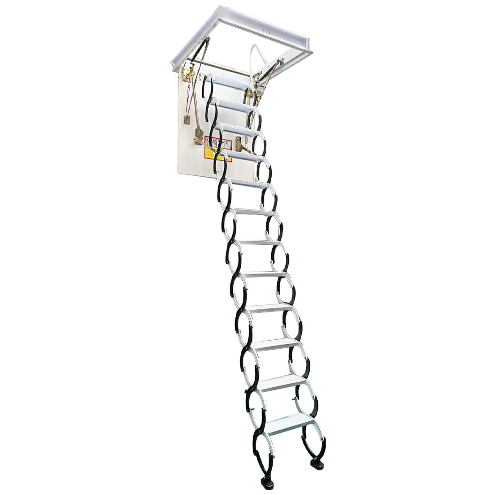 PreAsion Attic Pull Down Ceiling Ladder Stairs Hidden Telescopic ...
