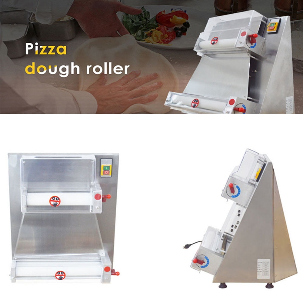 PreAsion Commercial Full-automatic Double Roller Pizza Dough Roller ...