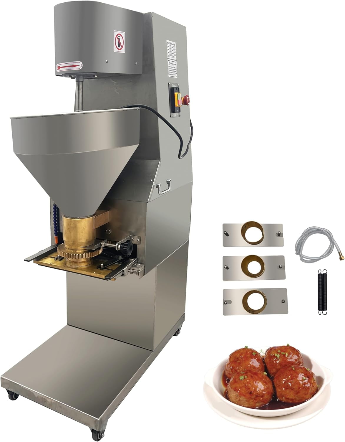 PreAsion Commercial Stainless Steel Meatball Forming Machine with Four ...